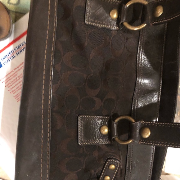 Coach | Bags | Coach Legacy Chocolate Brown Shoulder Bag | Poshmark